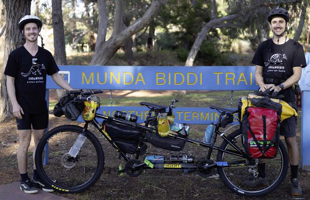 Mates on tandem bike take on Munda Biddi - Echo Newspaper